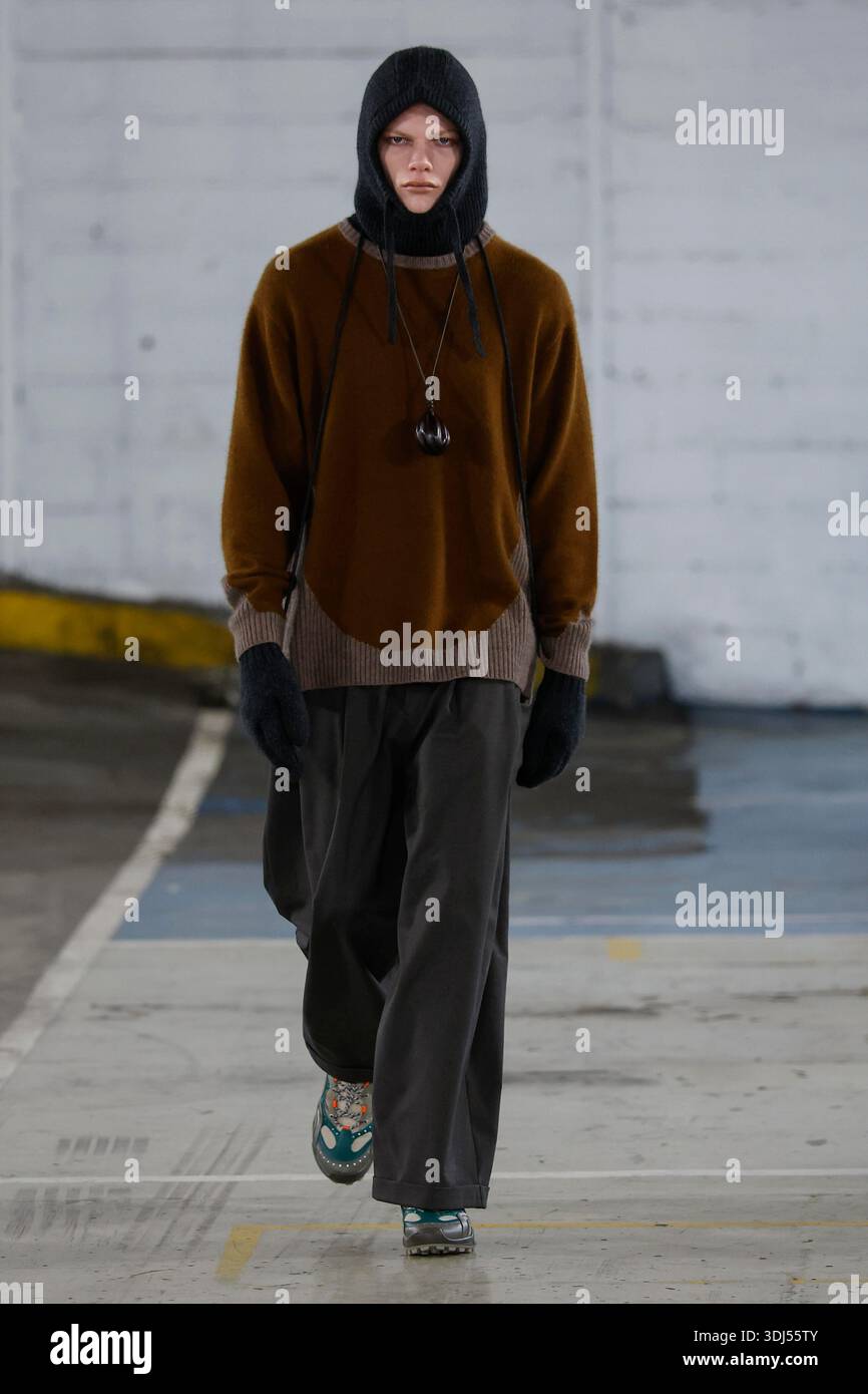 WHITE MOUNTAINEERING men Fall/Winter 2026-2027 runway during Paris ...