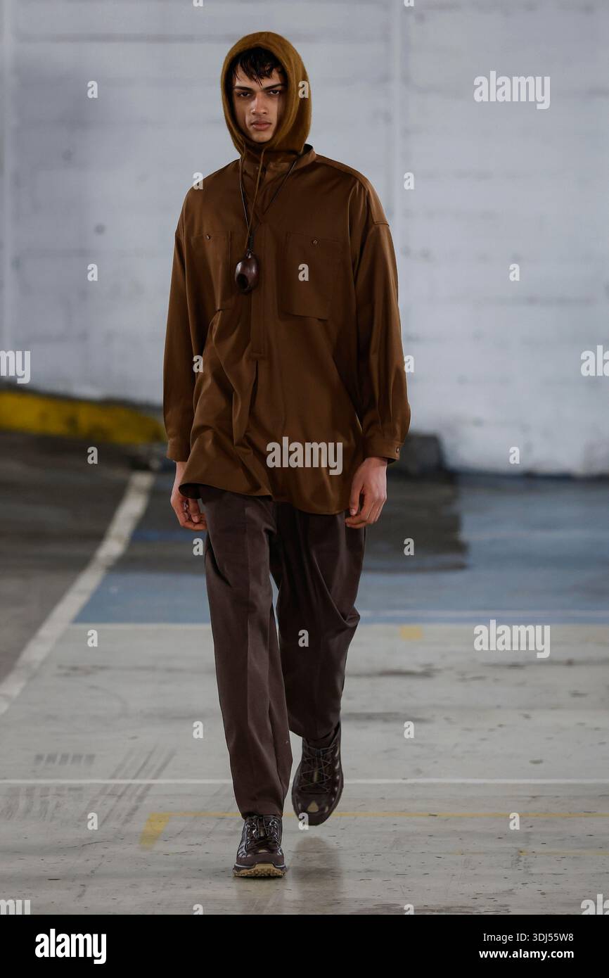 WHITE MOUNTAINEERING men Fall/Winter 2026-2027 runway during Paris ...