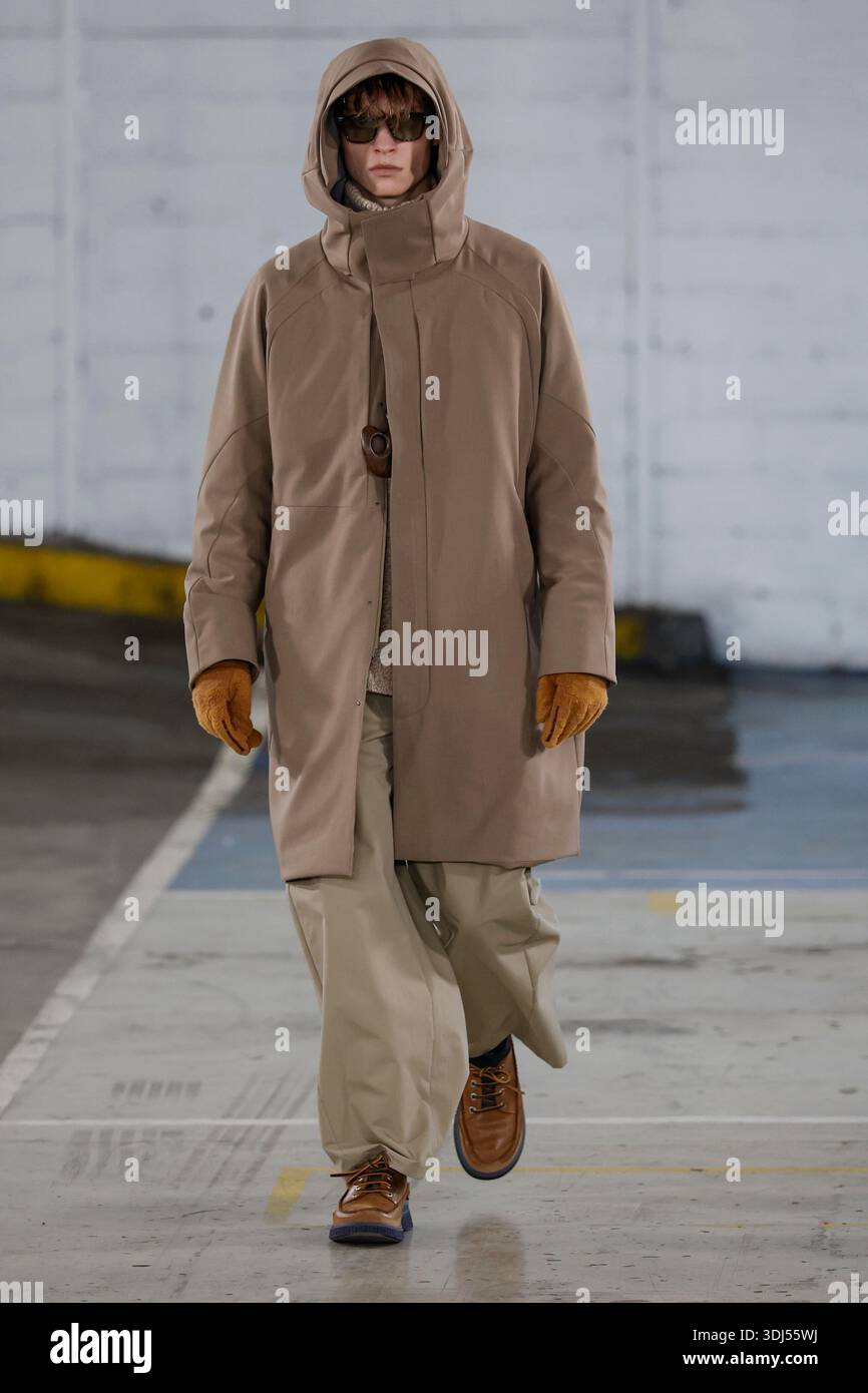 WHITE MOUNTAINEERING men Fall/Winter 2026-2027 runway during Paris ...