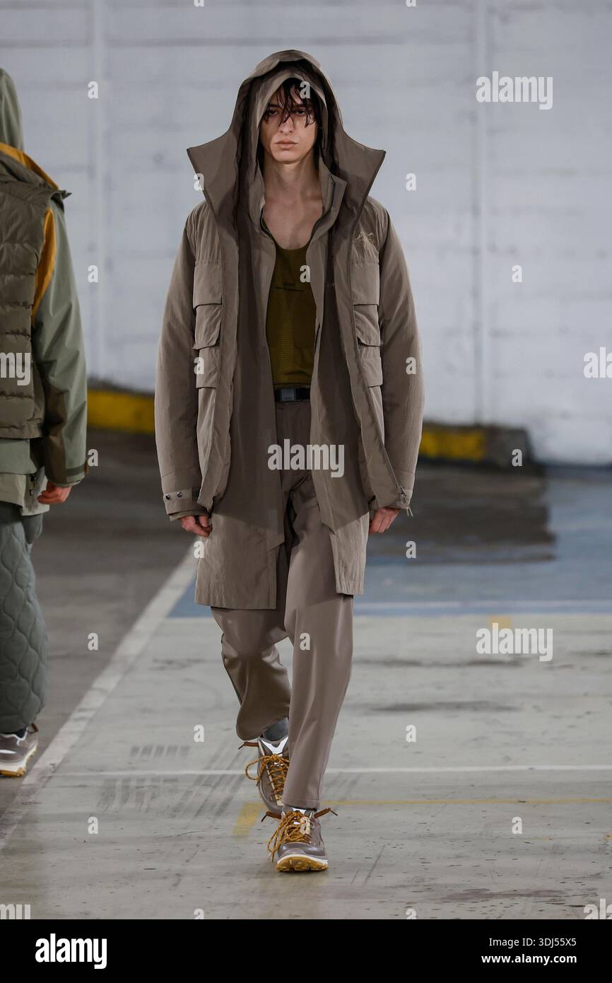 WHITE MOUNTAINEERING men Fall/Winter 2026-2027 runway during Paris ...