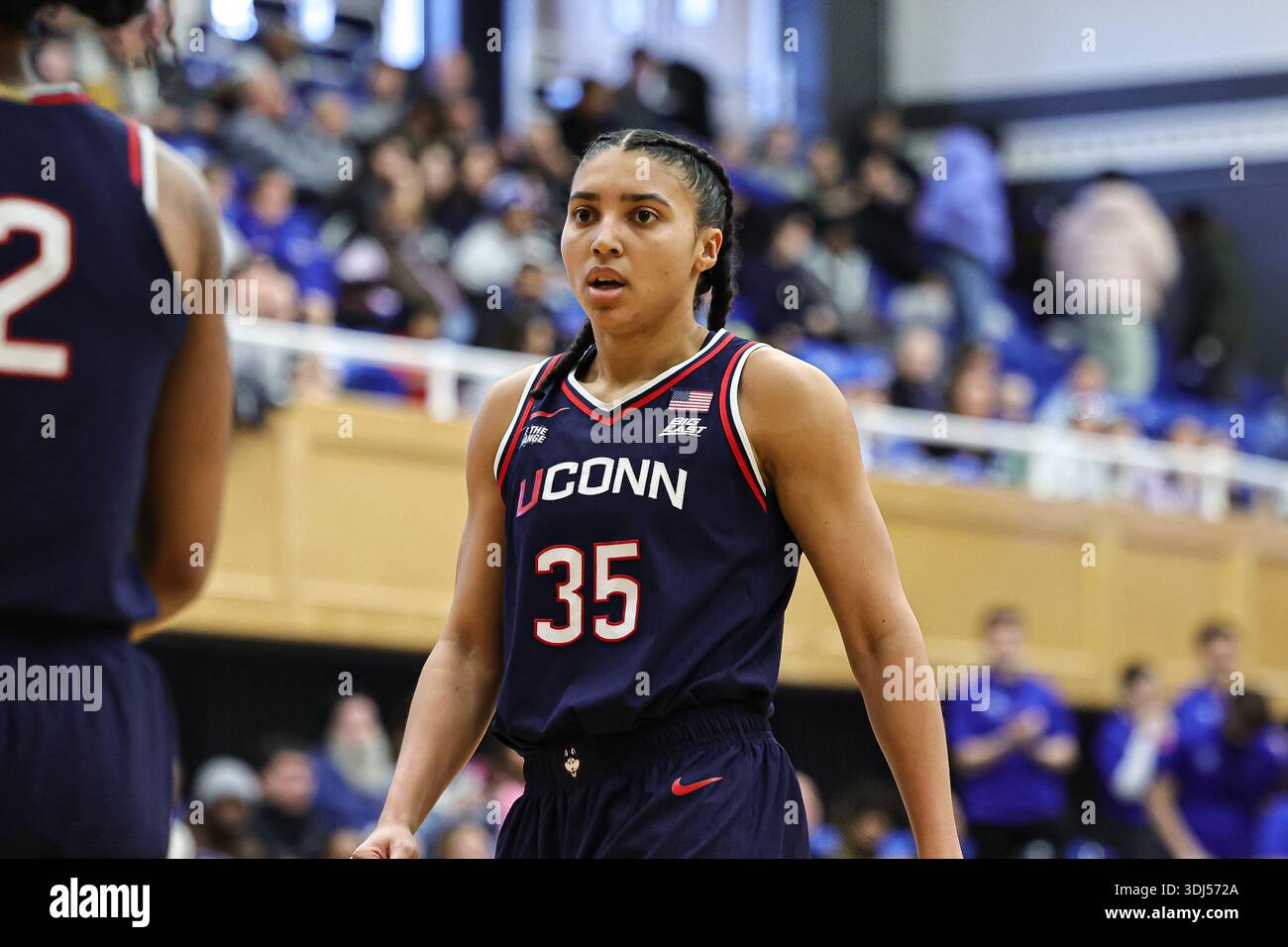 January 24, 2026; South Orange, New Jersey, USA; UConn Huskies guard ...