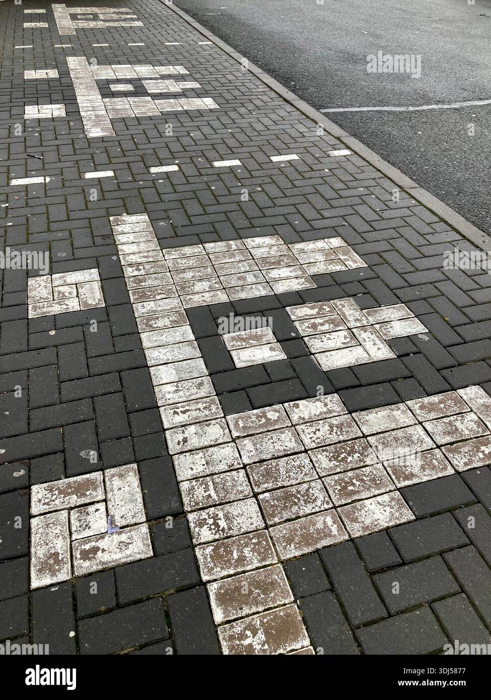 a playful twist of perspective , similar to space invaders icons in one ...