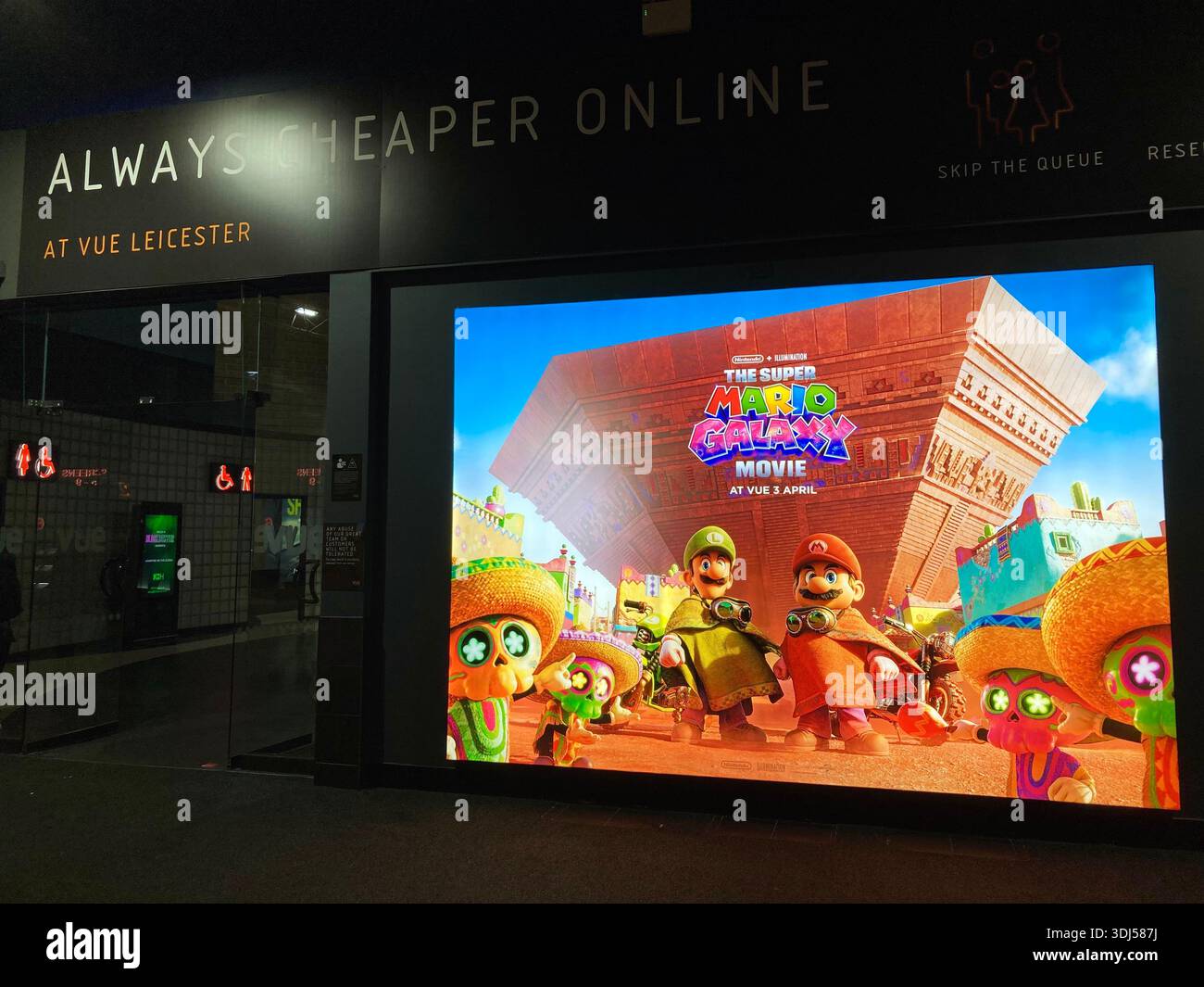 Marketing promotion screen of Mario Movie 2, The Super Mario Galaxy ...