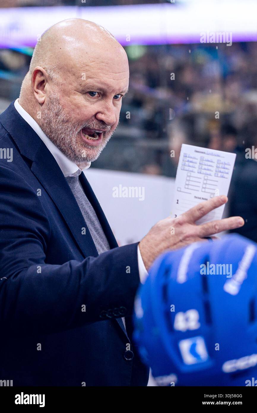 Head Coach Benoit Groulx (EV Zug) - January 24, 2026 - National League ...