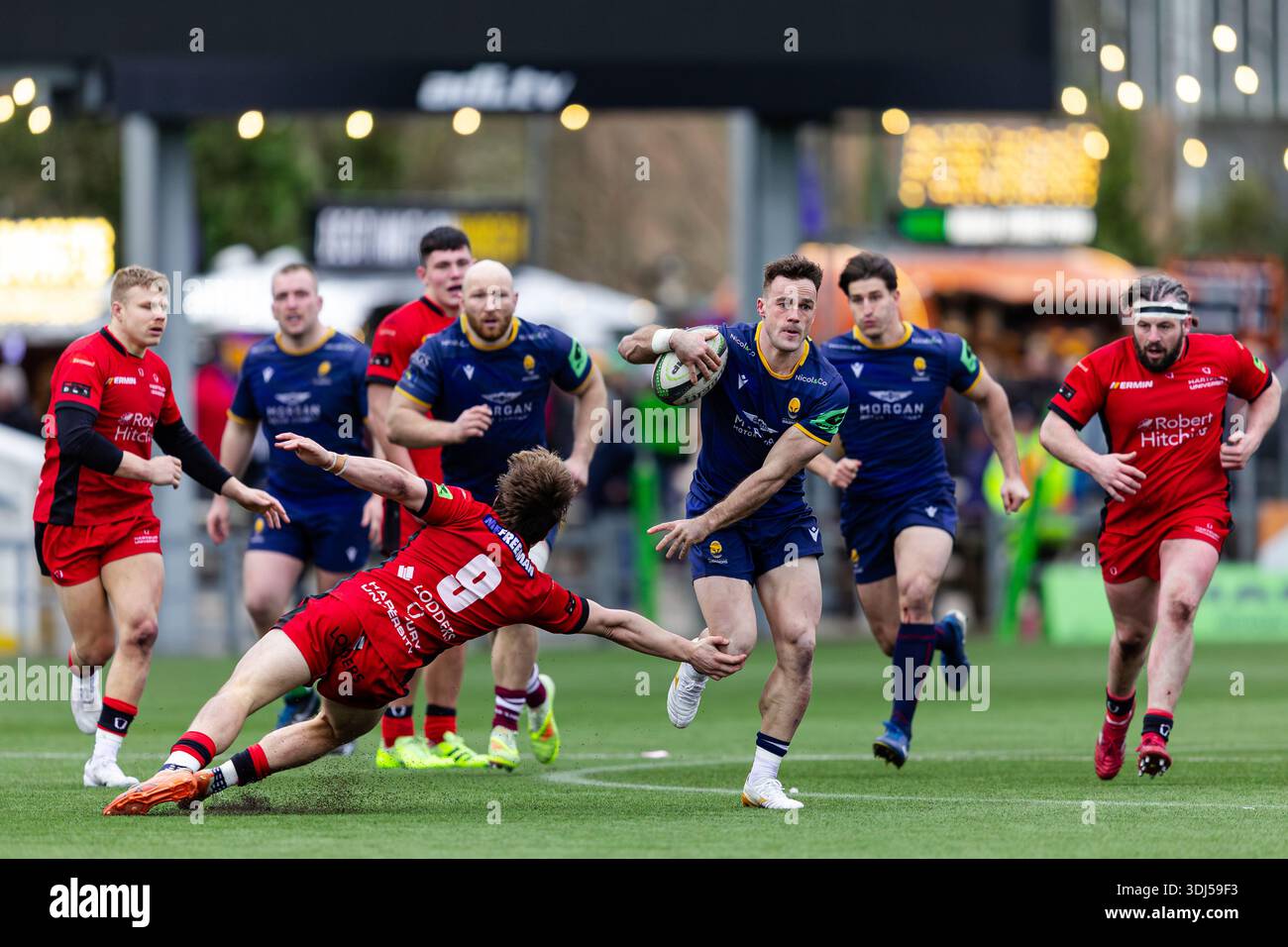 Worcester, England, 24 January 2026 Will Trewin of Worcester Warriors ...