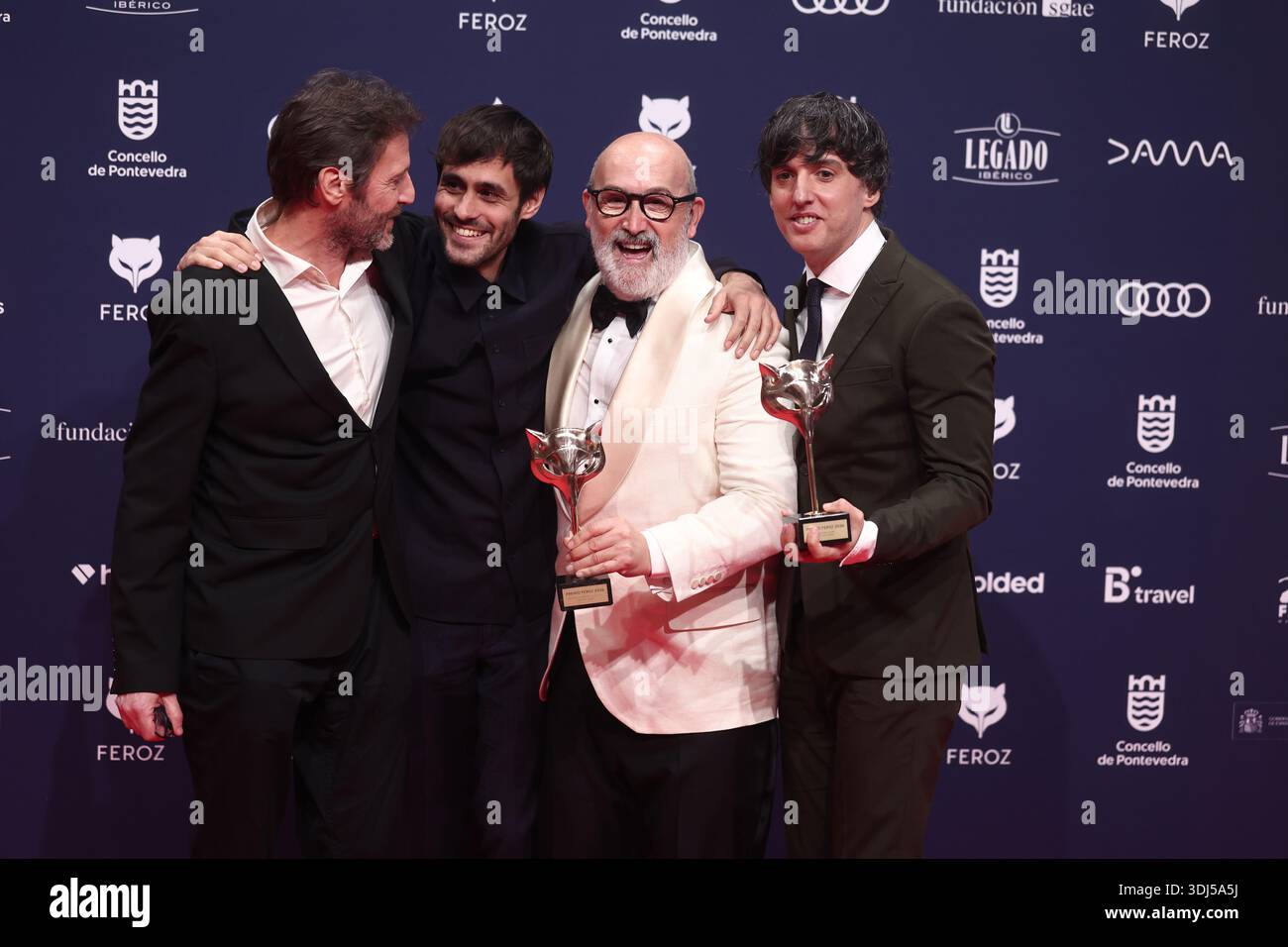 Screenwriters Diego San José, Daniel Castro and Fernando Delgado-Hierro ...
