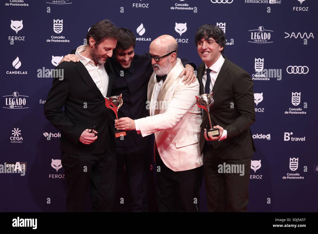 Screenwriters Diego San José, Daniel Castro and Fernando Delgado-Hierro ...