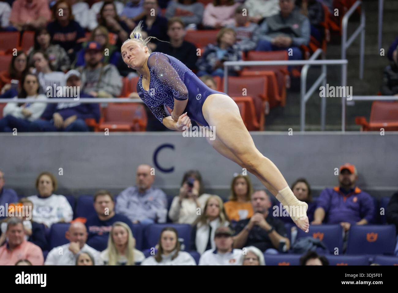 Auburn's Marissa Neal competes on the vault during an NCAA gymnastics ...