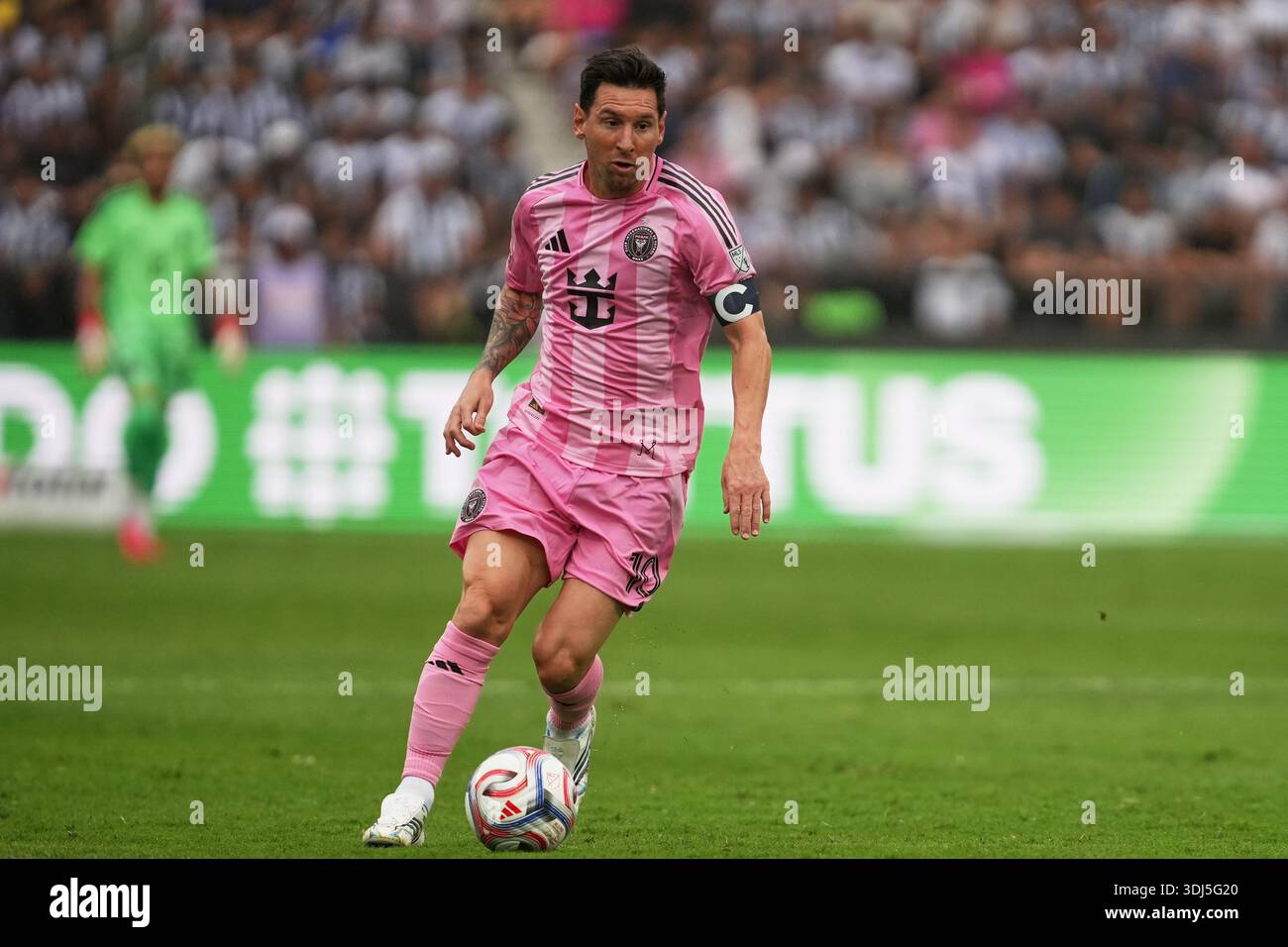 Inter Miami's Lionel Messi runs with the ball during an international ...