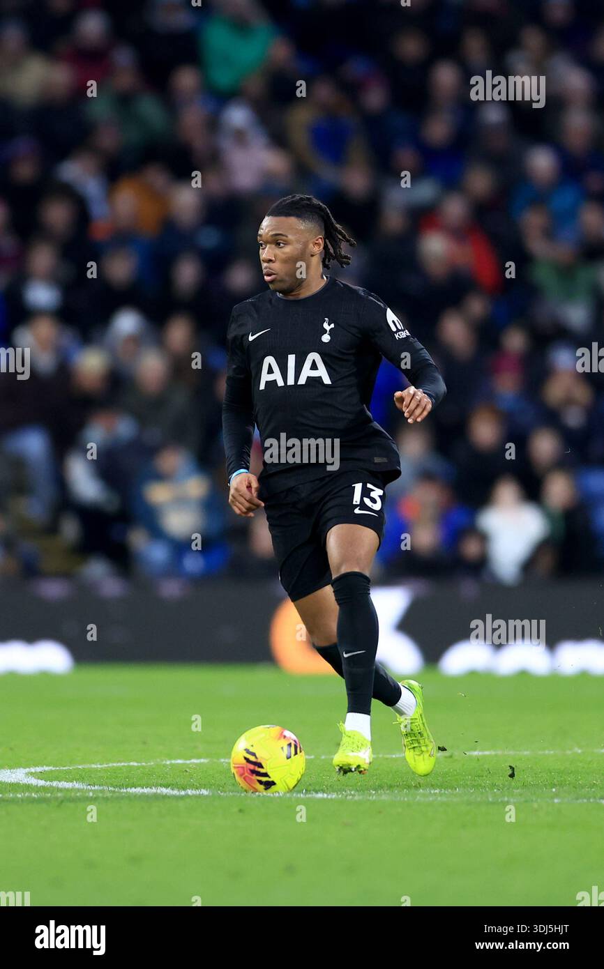 Burnley, England, 24th January 2026. Destiny Udogie of Tottenham ...