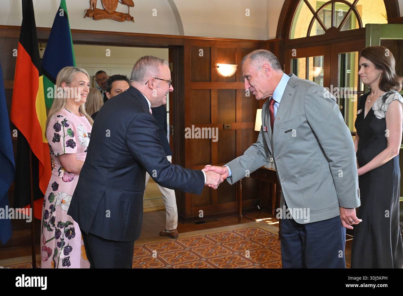 Canberra, Australia. 25th Jan, 2026. Prime Minister Anthony Albanese ...
