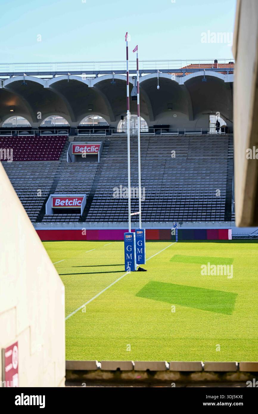 Stade Chaban-Delmas of UBB during the Top 14 match between Bordeaux and ...