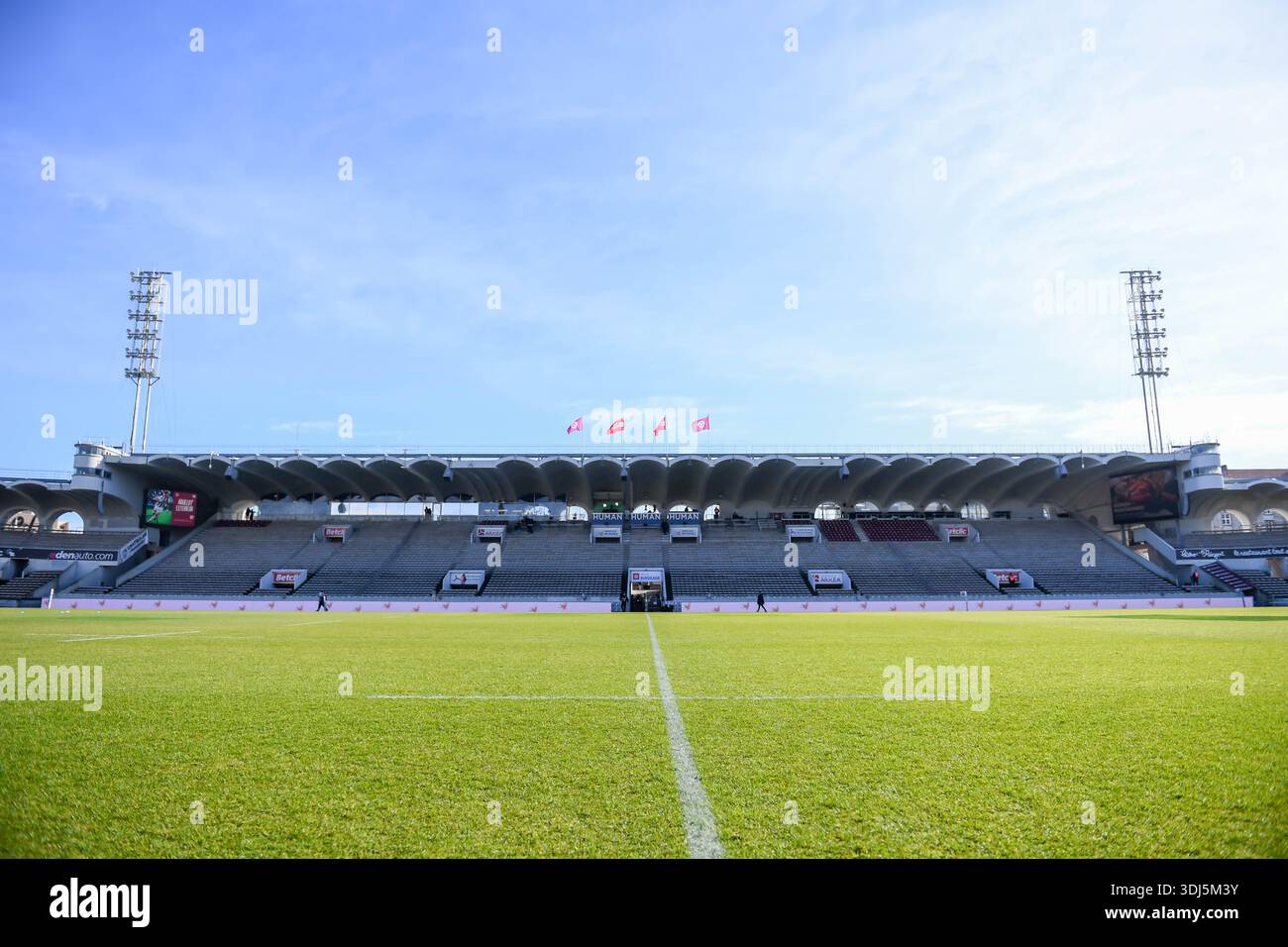 Stade Chaban-Delmas of UBB during the Top 14 match between Bordeaux and ...