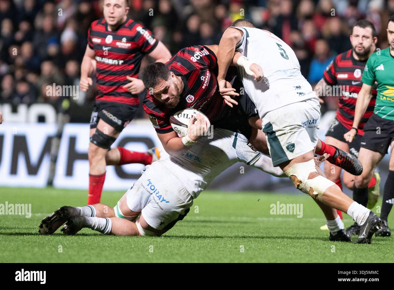 Emmanuel Meafou of Toulouse during the Top 14 match between Toulouse ...