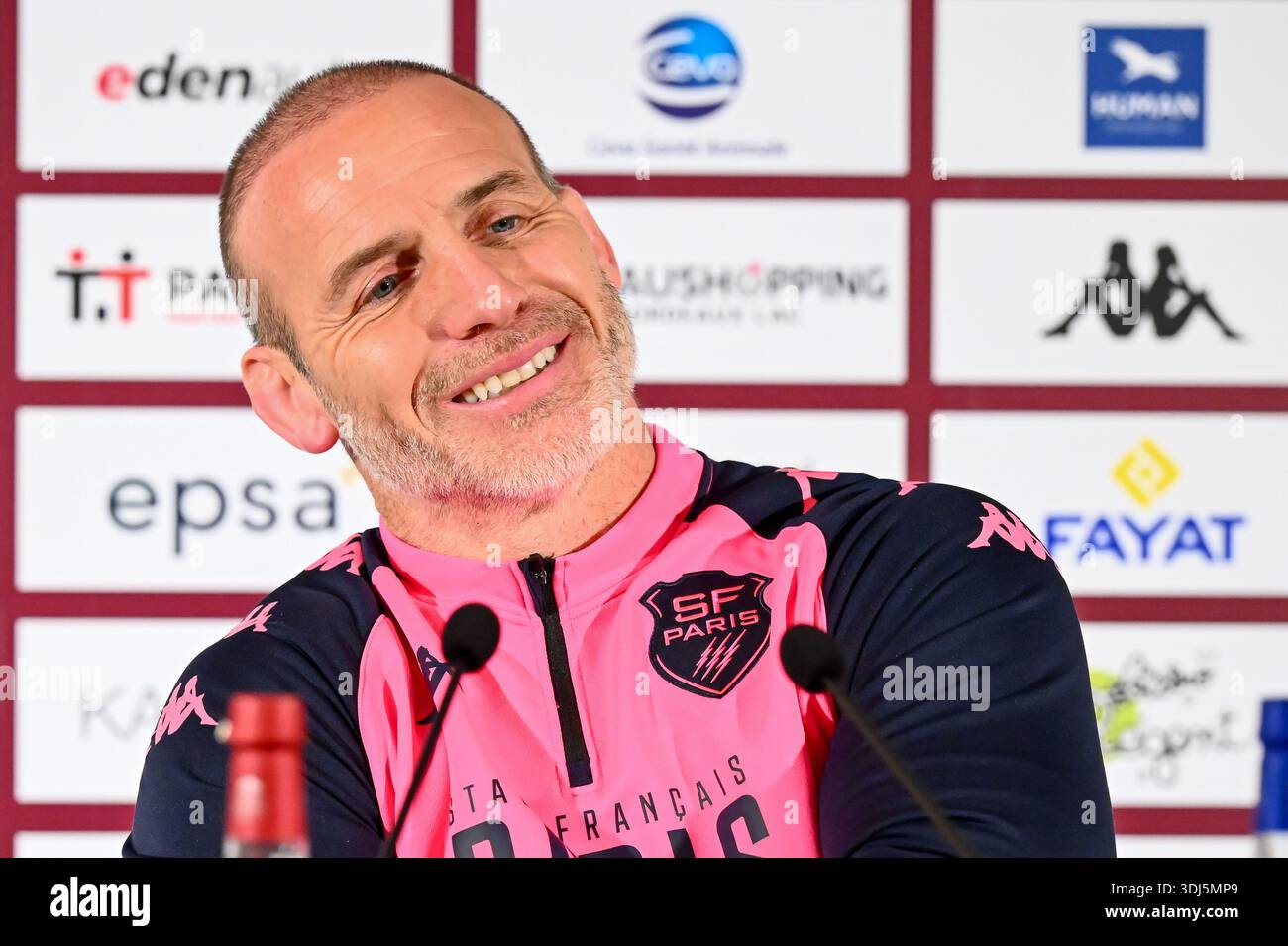 Paul Gustard of Stade Francais during the Top 14 match between Bordeaux ...