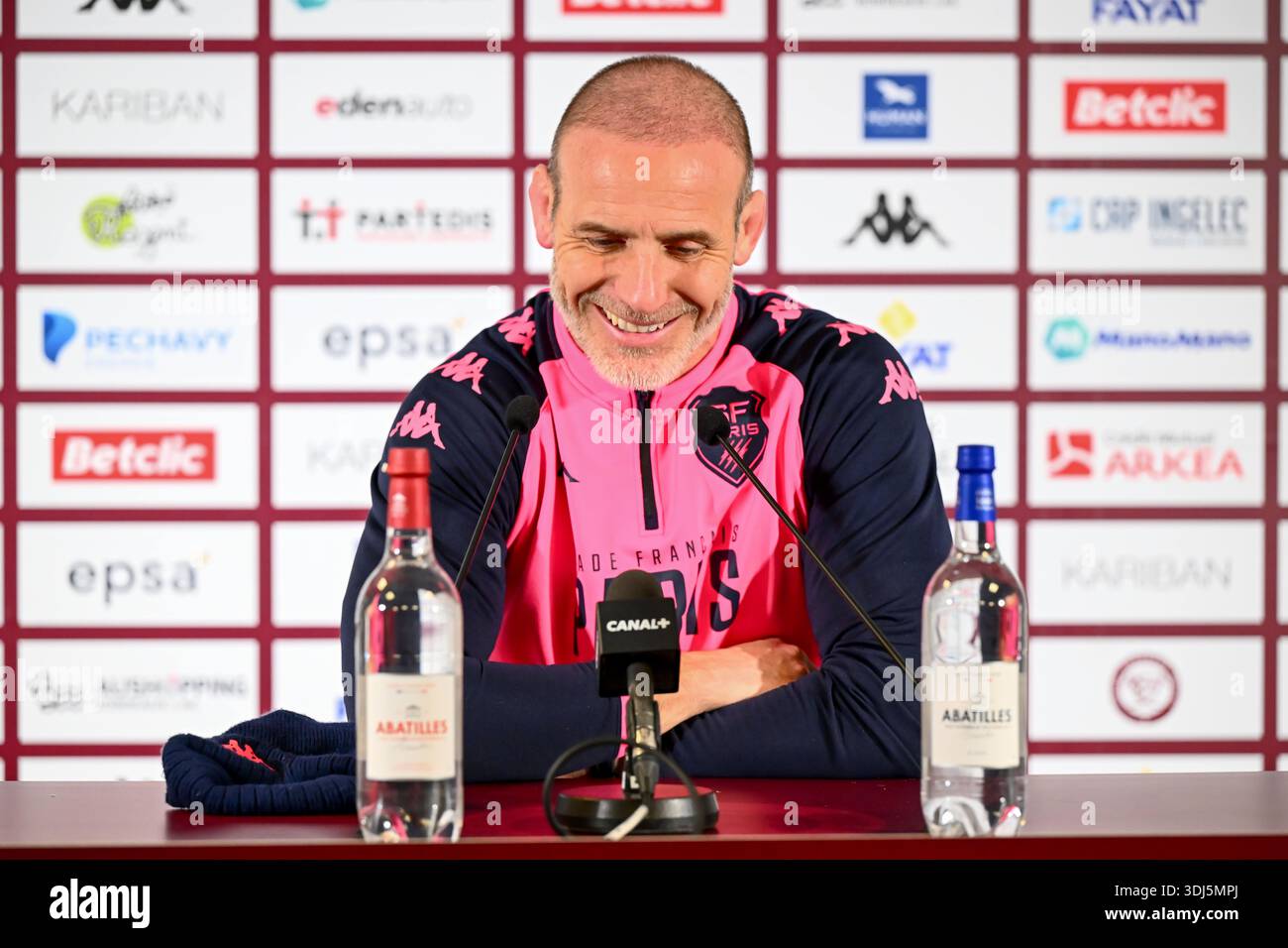 Paul Gustard of Stade Francais during the Top 14 match between Bordeaux ...