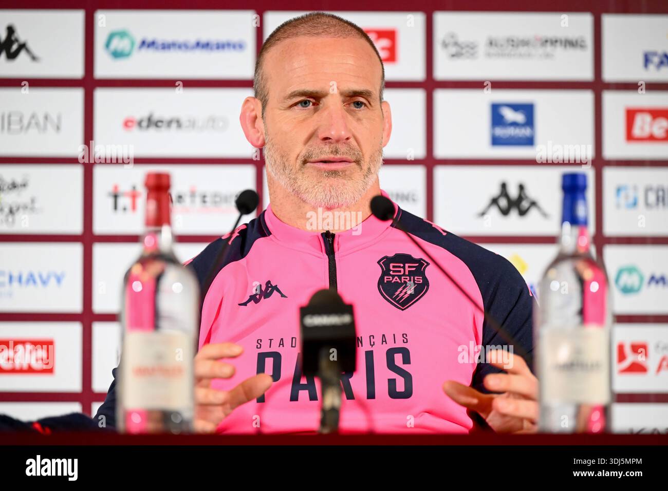 Paul Gustard of Stade Francais during the Top 14 match between Bordeaux ...