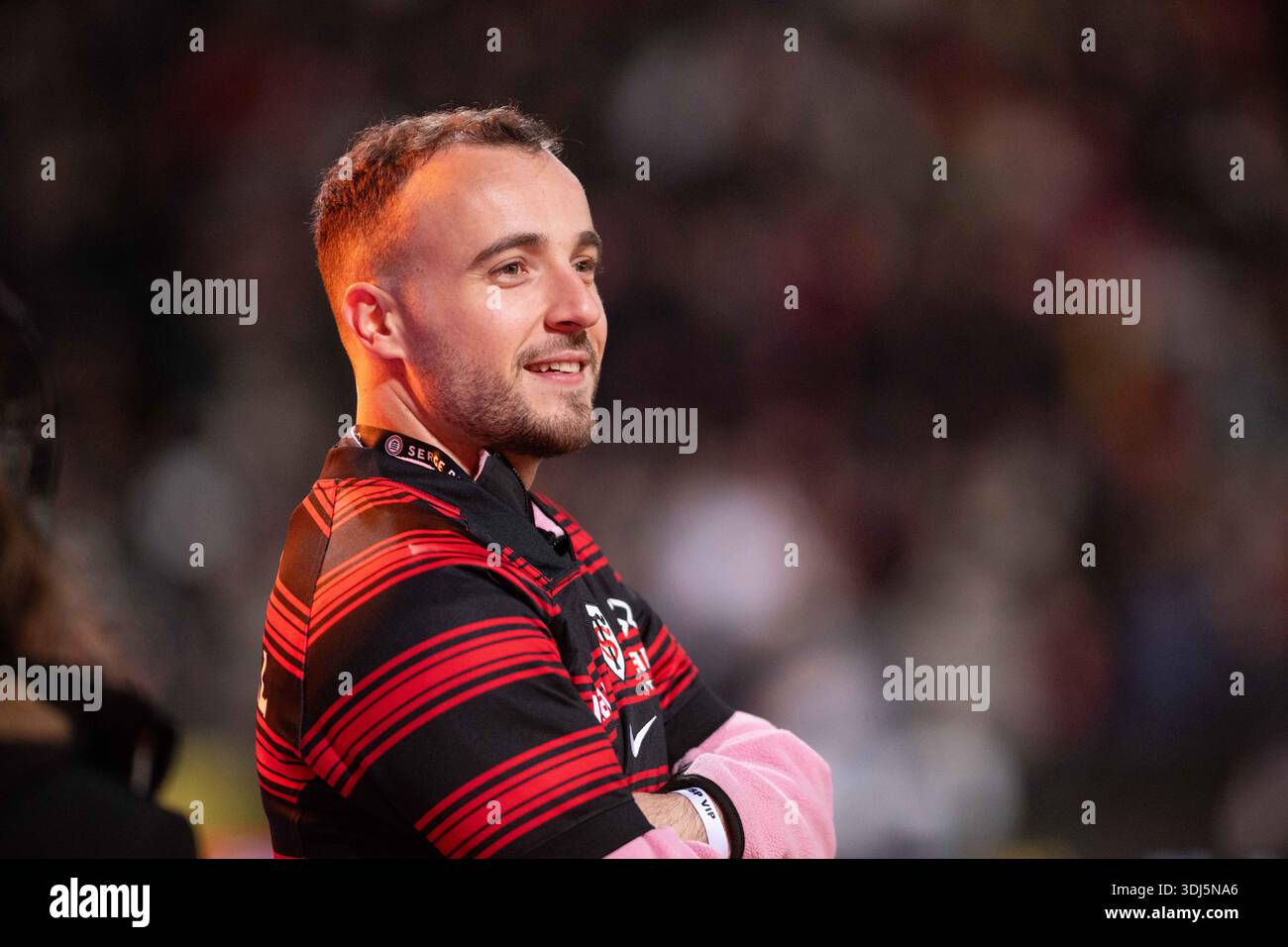 Simon Gauzy during the Top 14 match between Toulouse and Pau at Stade ...