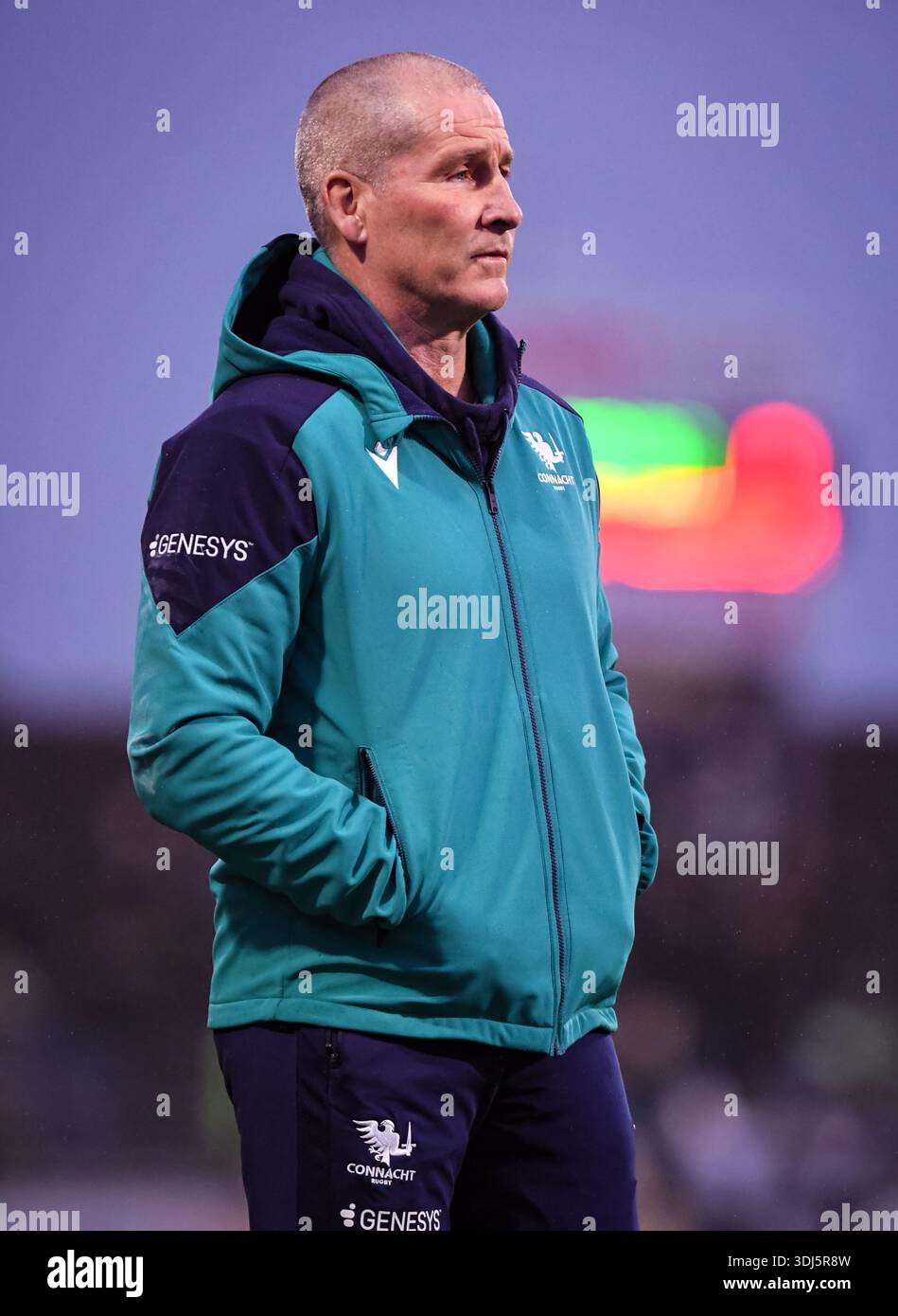 Galway, Ireland. 24th January, 2026. Connacht Head Coach Stuart ...