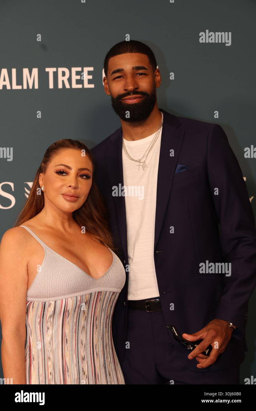 HALLANDALE, FLORIDA - JANUARY 24: Larsa Pippen and Jeff Coby attends ...