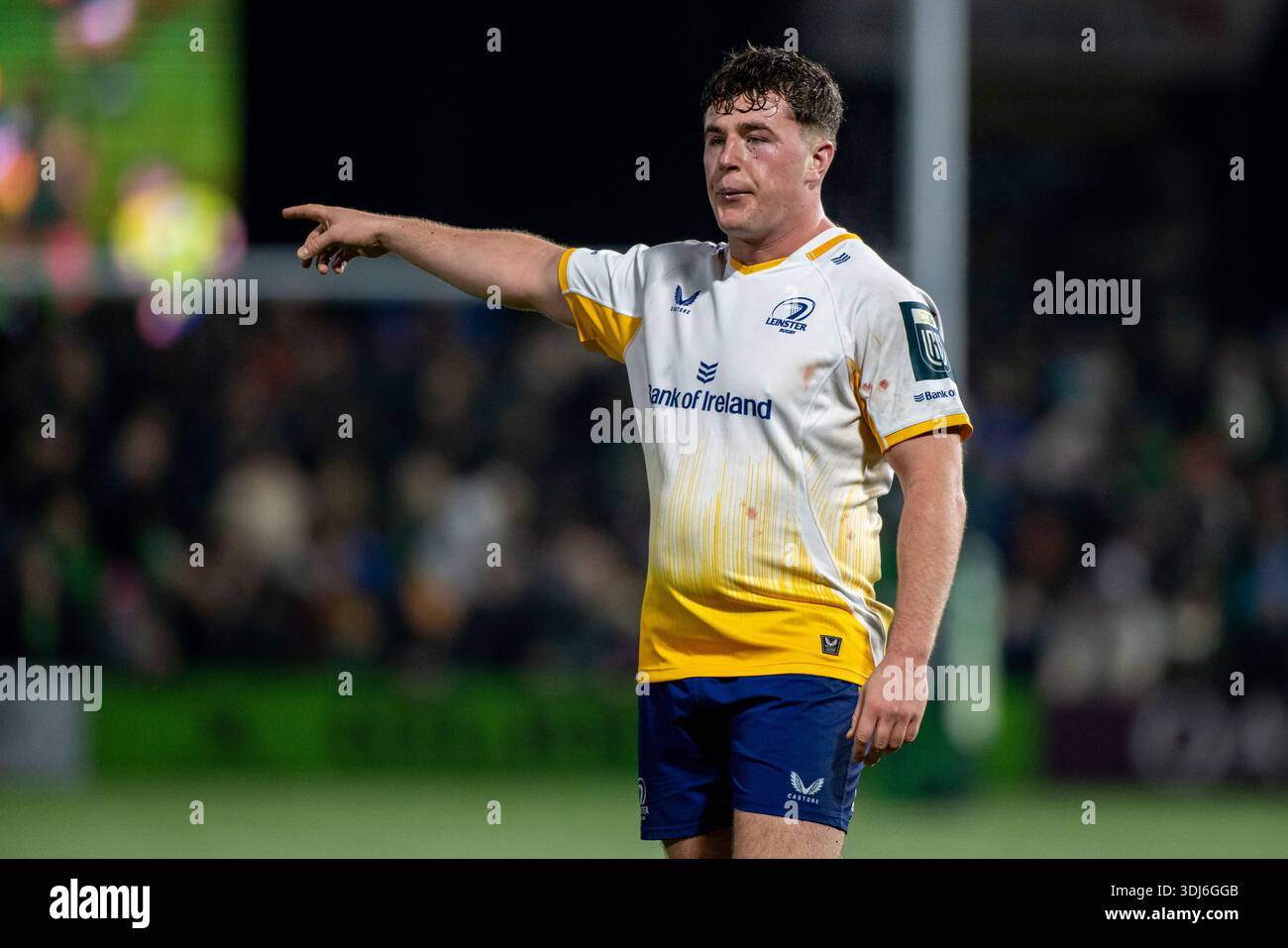 Gus McCarthy of Leinster during the United Rugby Championship Round 10 ...