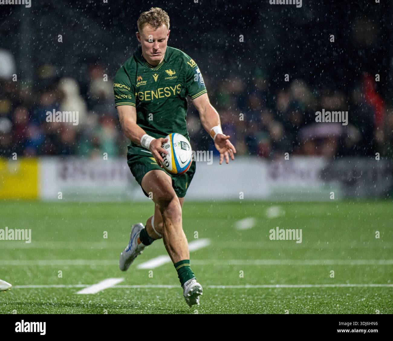 Sam Gilbert of Connacht runs with the ball during the United Rugby ...