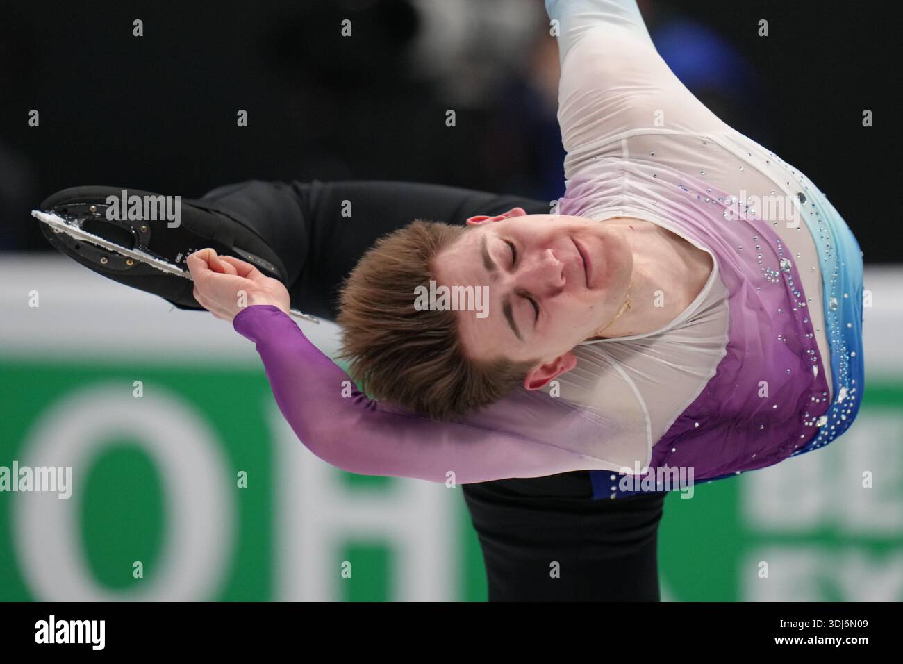 Roman Sadovsky of Canada competes in the men's free skating of the ISU ...