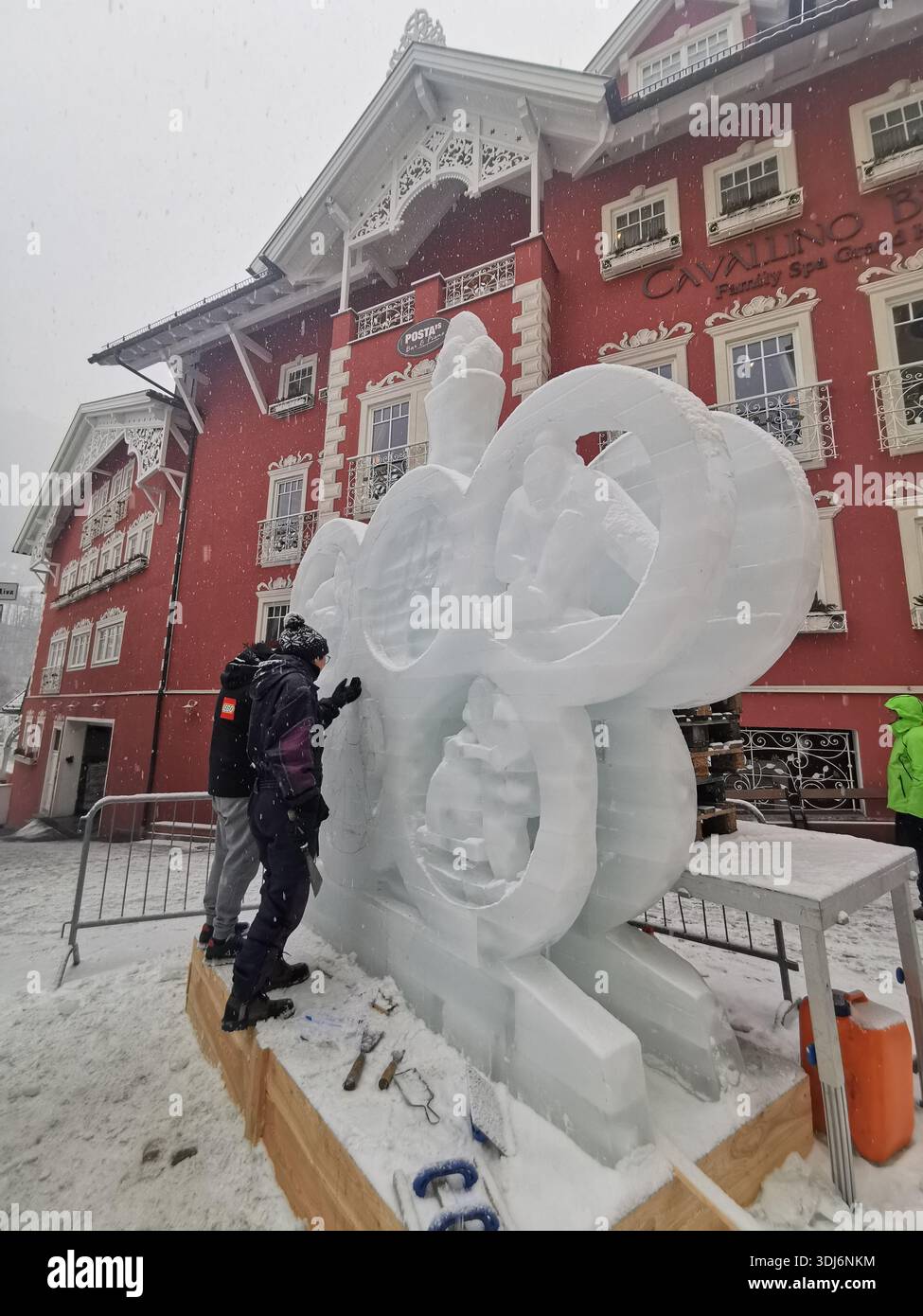 St ulrich main street in winter hi-res stock photography and images - Alamy