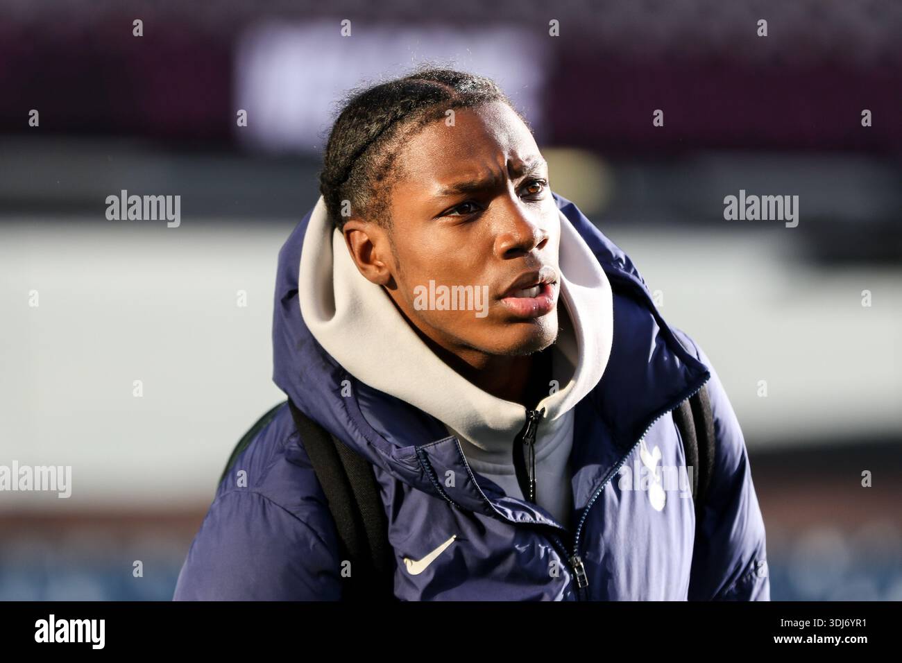 Destiny Udogie (13 Tottenham Hotspur) before the Premier League match ...