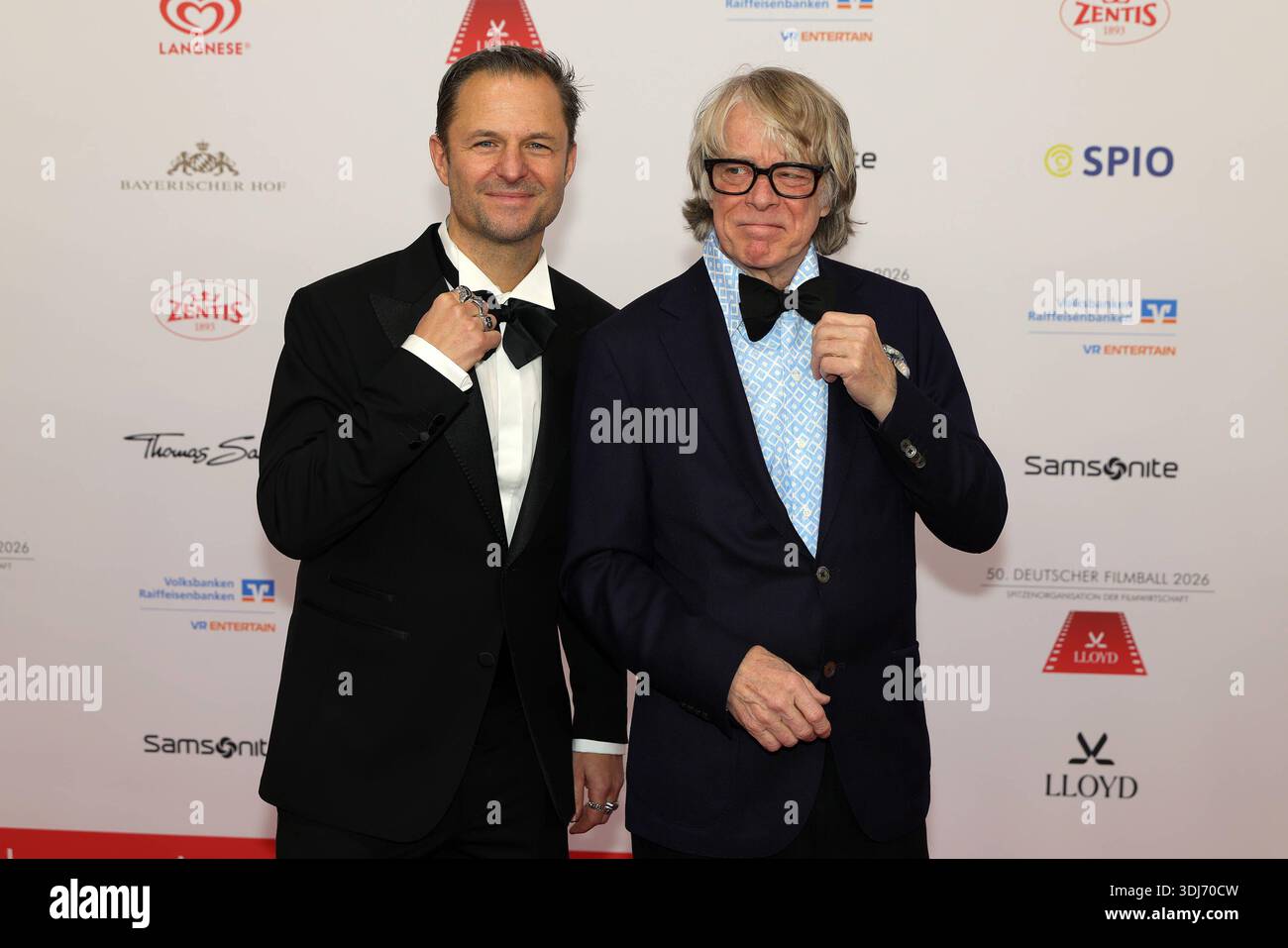 Deutscher Filmball 2026 Philipp Hochmair and Helge Schneider auf dem ...