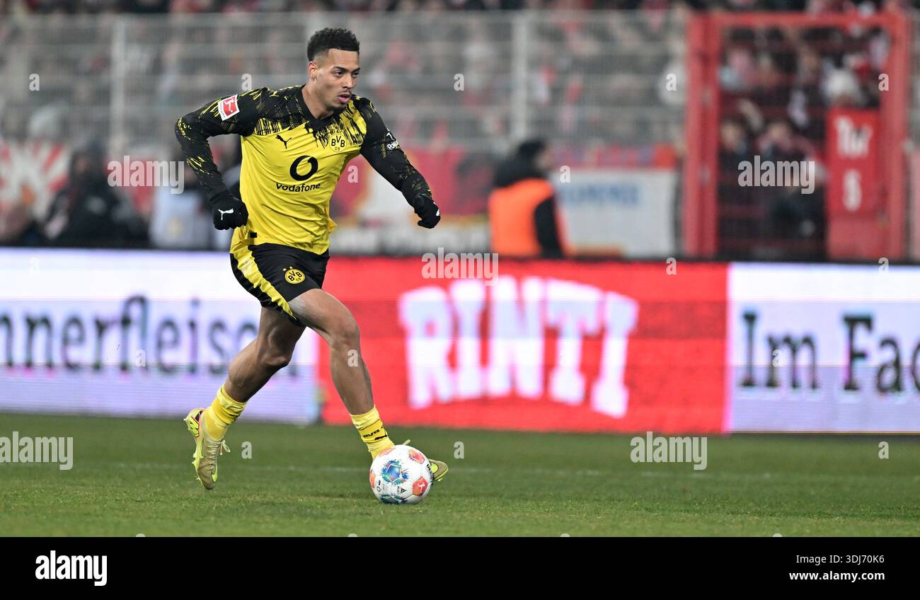 Felix Nmecha (Dortmund) Berlin, January 24, 2026, Soccer, Bundesliga ...