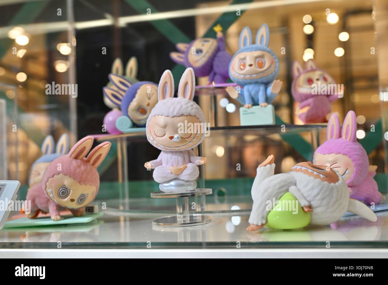 The LABUBU dolls display at the POP MART store on January 23, 2026 in ...