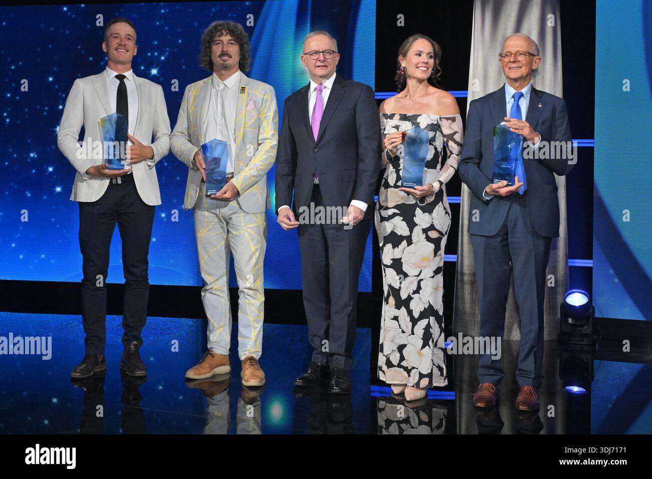 Canberra, Australia. 25th Jan, 2026. Young Australian of the Year Nedd ...