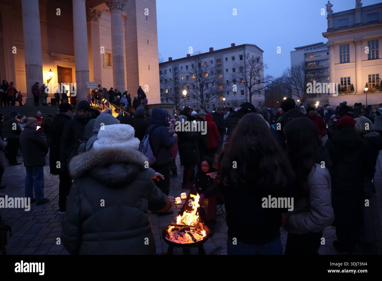 Lichterfest auf dem Alten Markt in Potsdam, 24. Januar 2026 ...