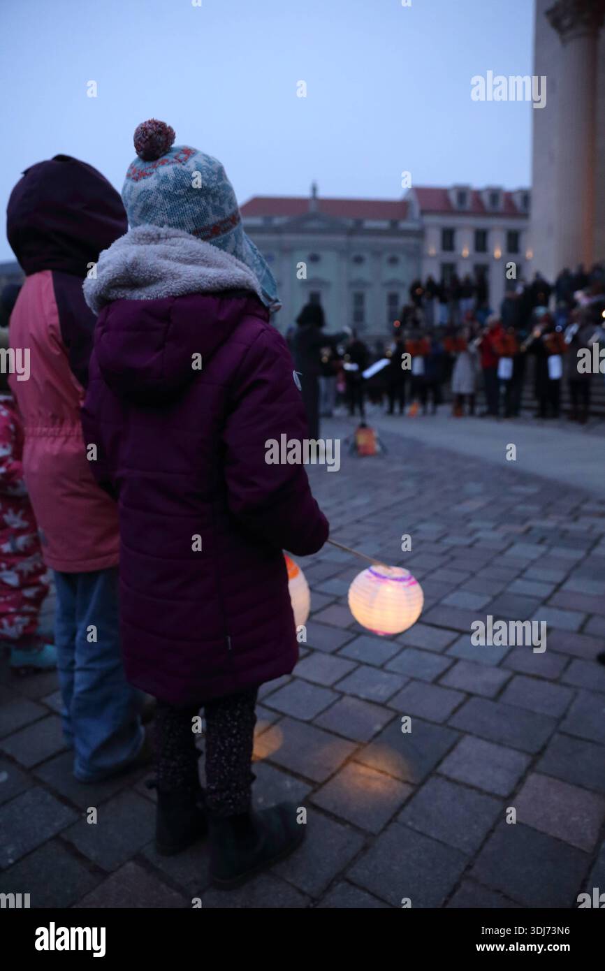 Lichterfest auf dem Alten Markt in Potsdam, 24. Januar 2026 ...