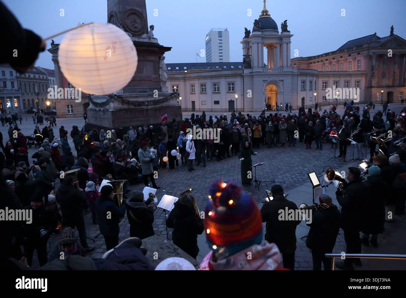 Lichterfest auf dem Alten Markt in Potsdam, 24. Januar 2026 ...
