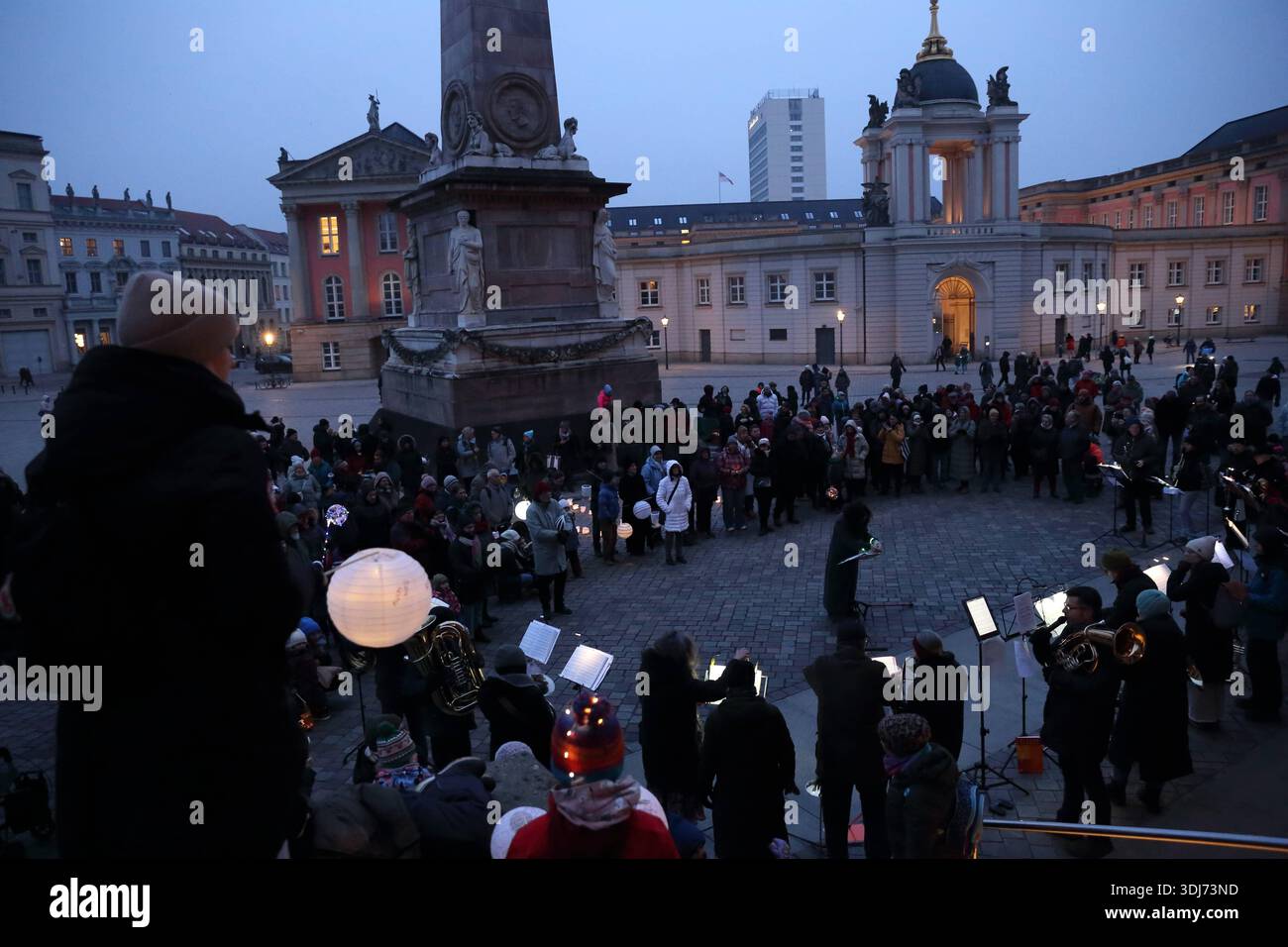 Lichterfest auf dem Alten Markt in Potsdam, 24. Januar 2026 ...