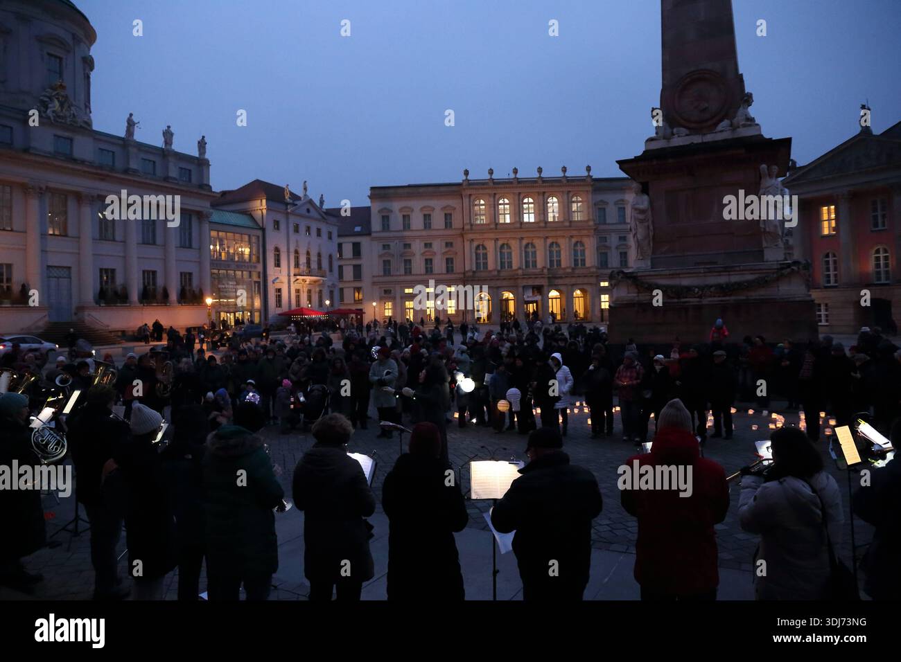 Lichterfest auf dem Alten Markt in Potsdam, 24. Januar 2026 ...