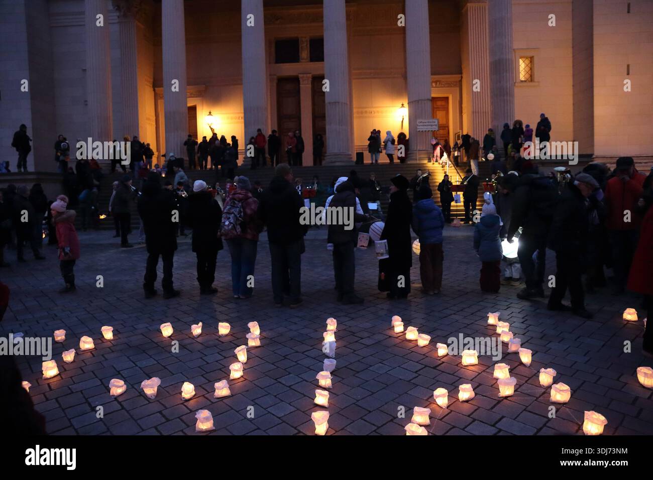 Lichterfest auf dem Alten Markt in Potsdam, 24. Januar 2026 ...