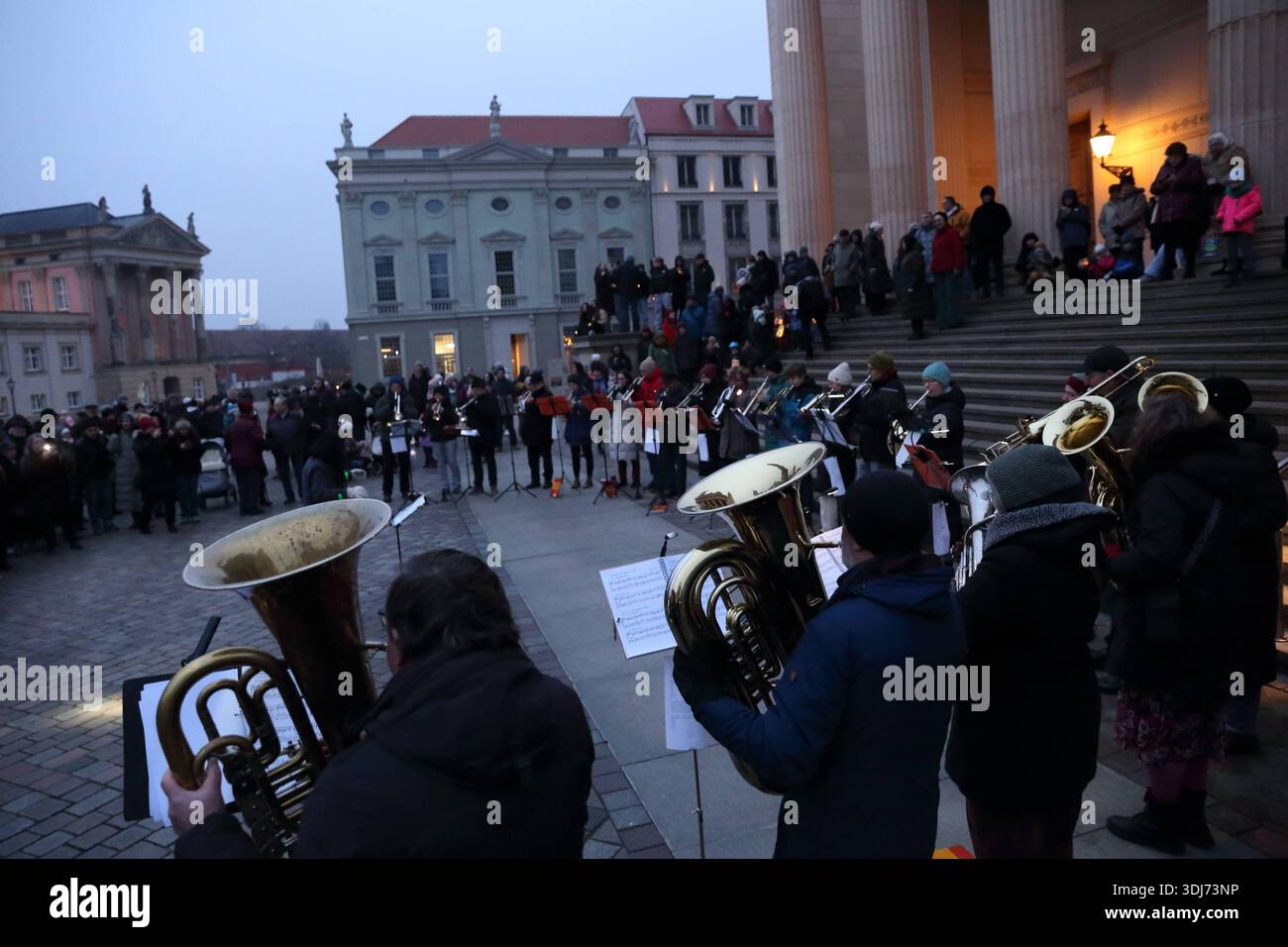 Lichterfest auf dem Alten Markt in Potsdam, 24. Januar 2026 ...