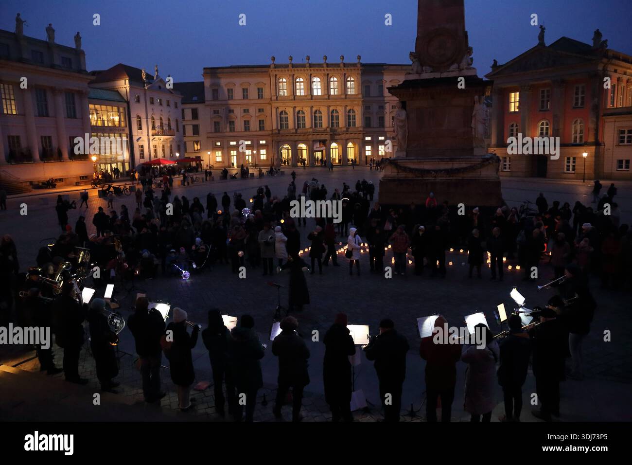 Lichterfest auf dem Alten Markt in Potsdam, 24. Januar 2026 ...