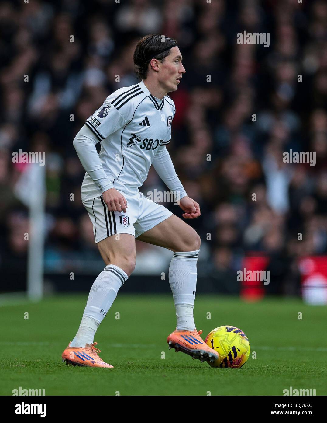 Fulham's Harry Wilson during the Premier League match at Craven Cottage ...