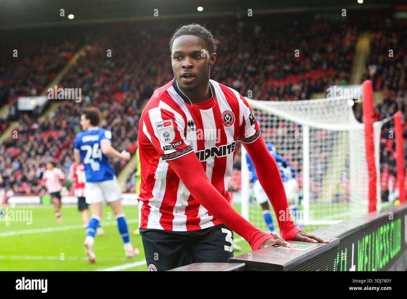 Bramall Lane, Sheffield, England - 24th January 2026 Femi Seriki (38 ...