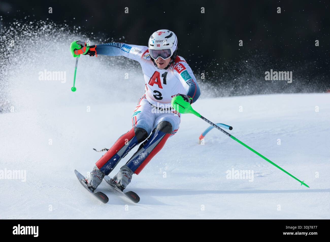 FIS Ski World Cup 2025-2026 - Men's World Cup Slalom Kitzbuhel (AUT) 25 ...