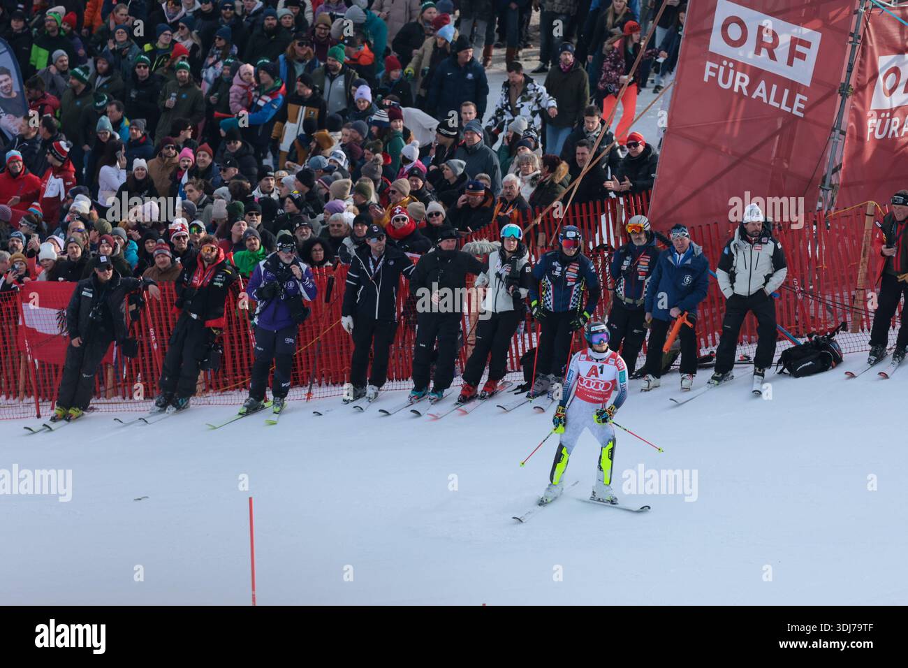 FIS Ski World Cup 2025-2026 - Men's World Cup Slalom Kitzbuhel (AUT) 25 ...