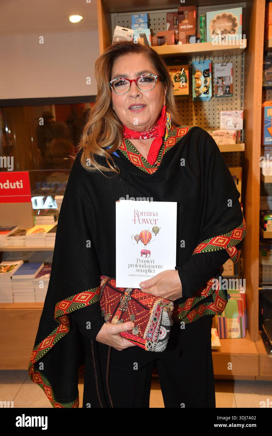 Rome, Mondadori Bookstore Presentation of Romina Power's book ...