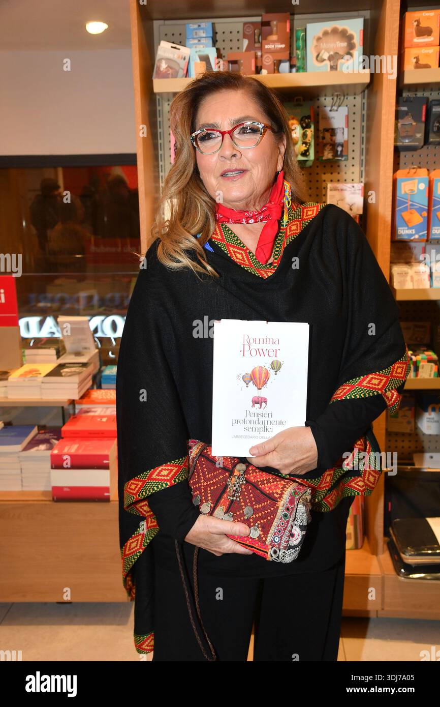 Rome, Mondadori Bookstore Presentation of Romina Power's book ...