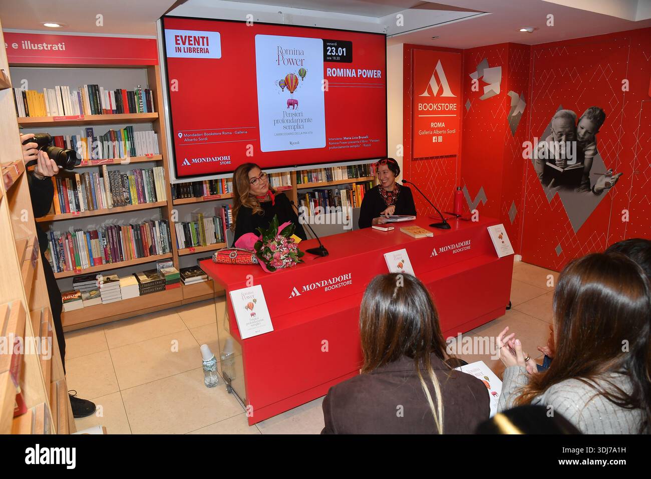 Rome, Mondadori Bookstore Presentation of Romina Power's book ...