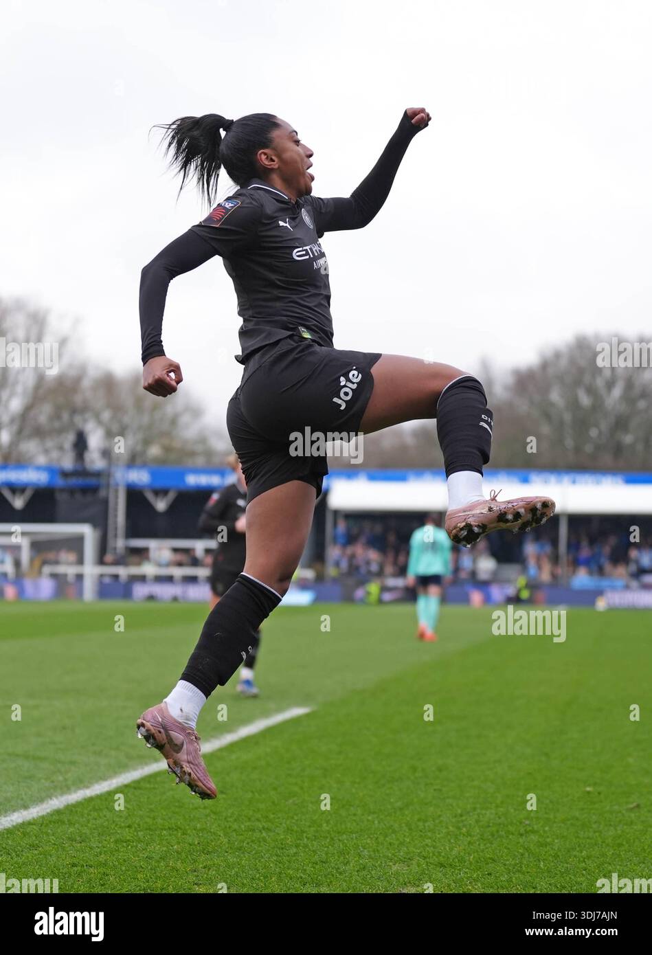 Manchester City's Kerolin celebrates scoring their side's first goal of ...