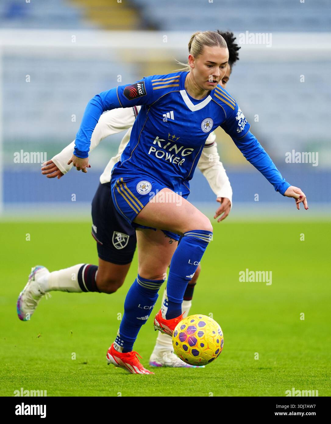 Leicester City's Emma Jansson during the Barclays Women's Super League ...